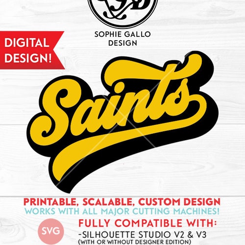 Saints SVG | Etsy