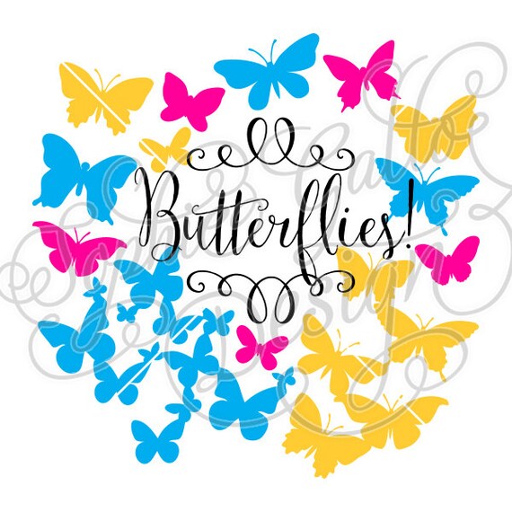 Butterfly Mega Set SVG DXF Digital Download Files for | Etsy
