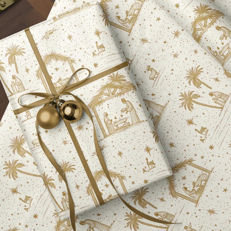 Religious Wrapping Paper - Etsy