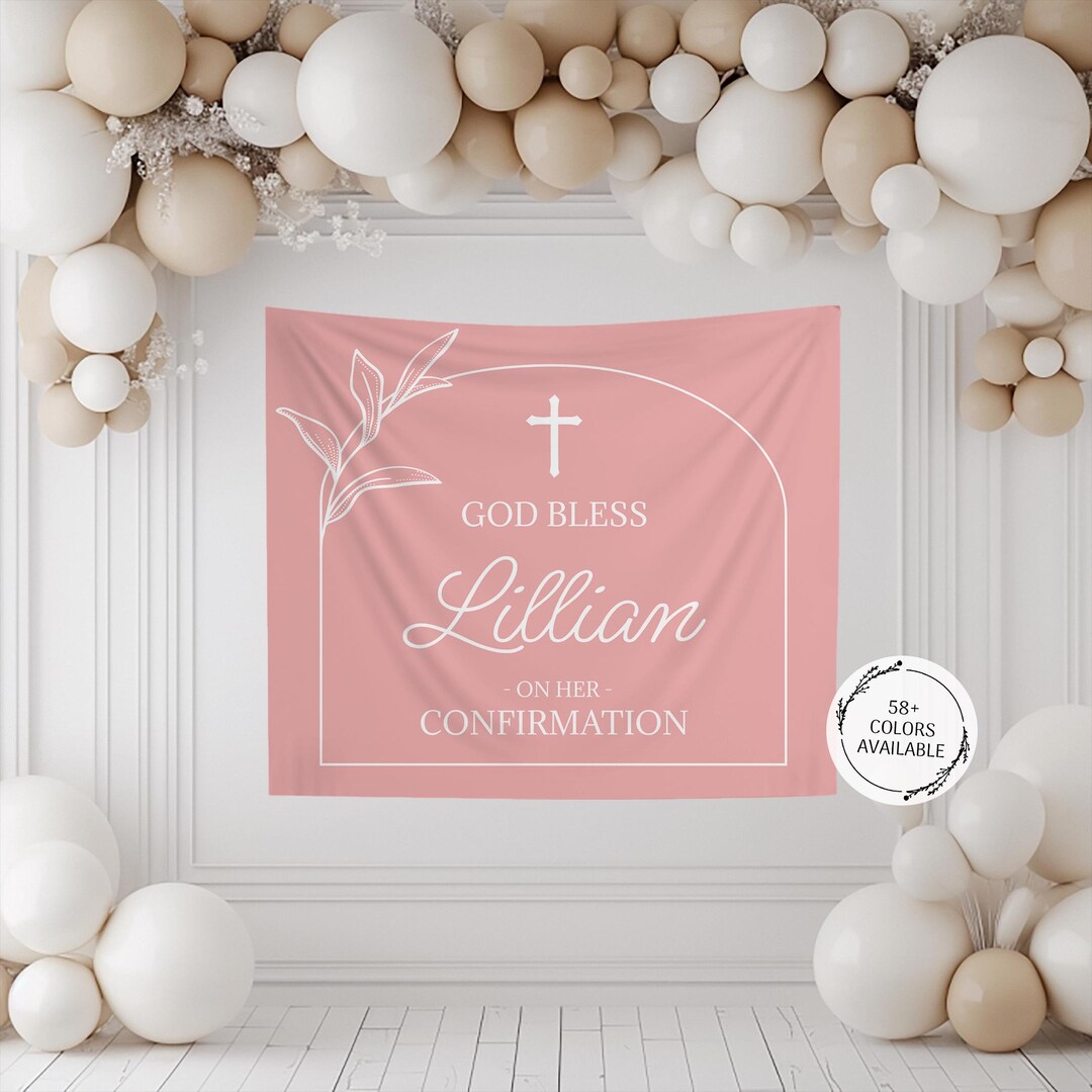 Confirmation Sign, Confirmation Decorations, Confirmation Photo ...