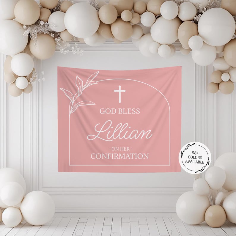 Confirmation Sign, Confirmation Decorations, Confirmation Photo ...