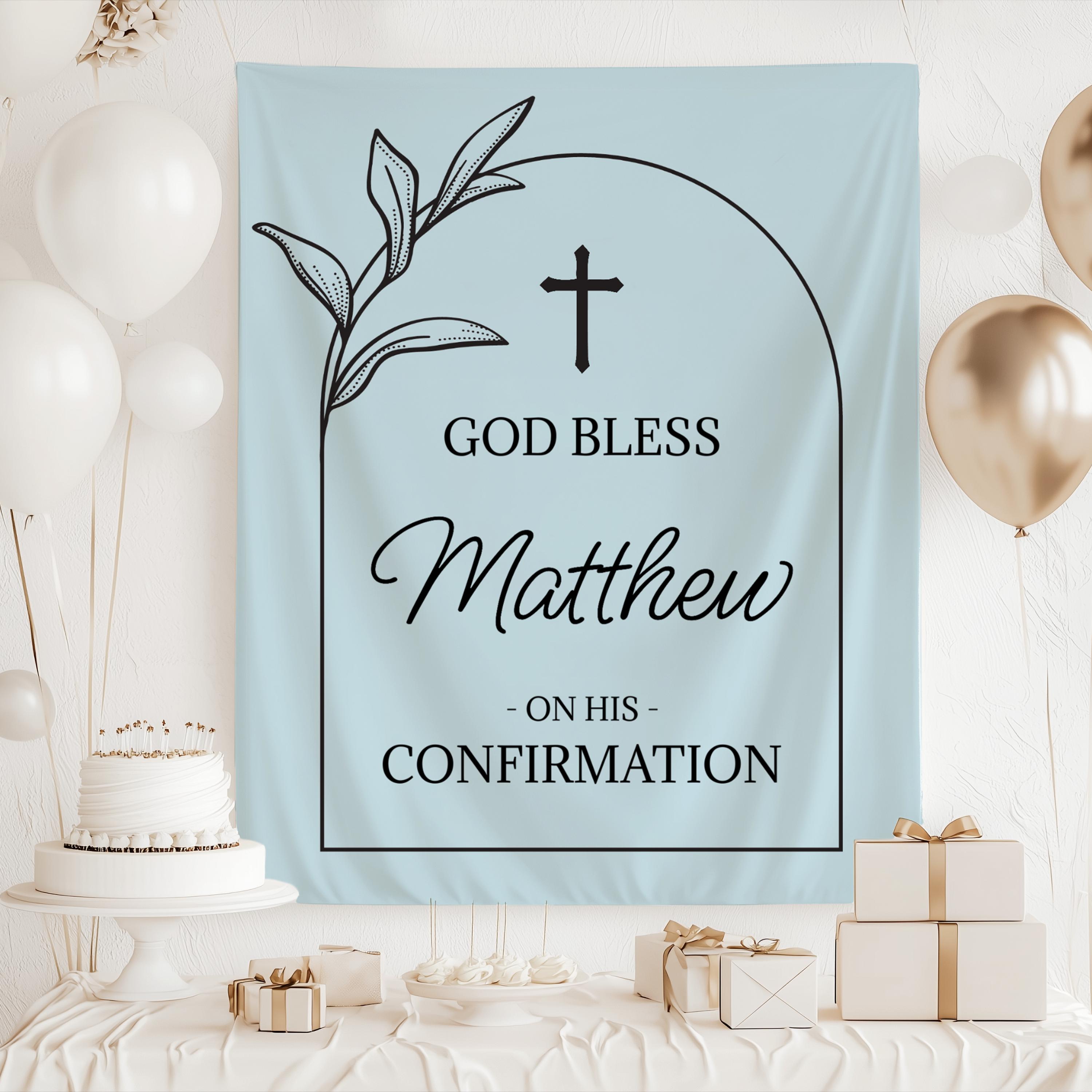 Confirmation Decorations, Confirmation Sign, Confirmation Photo ...