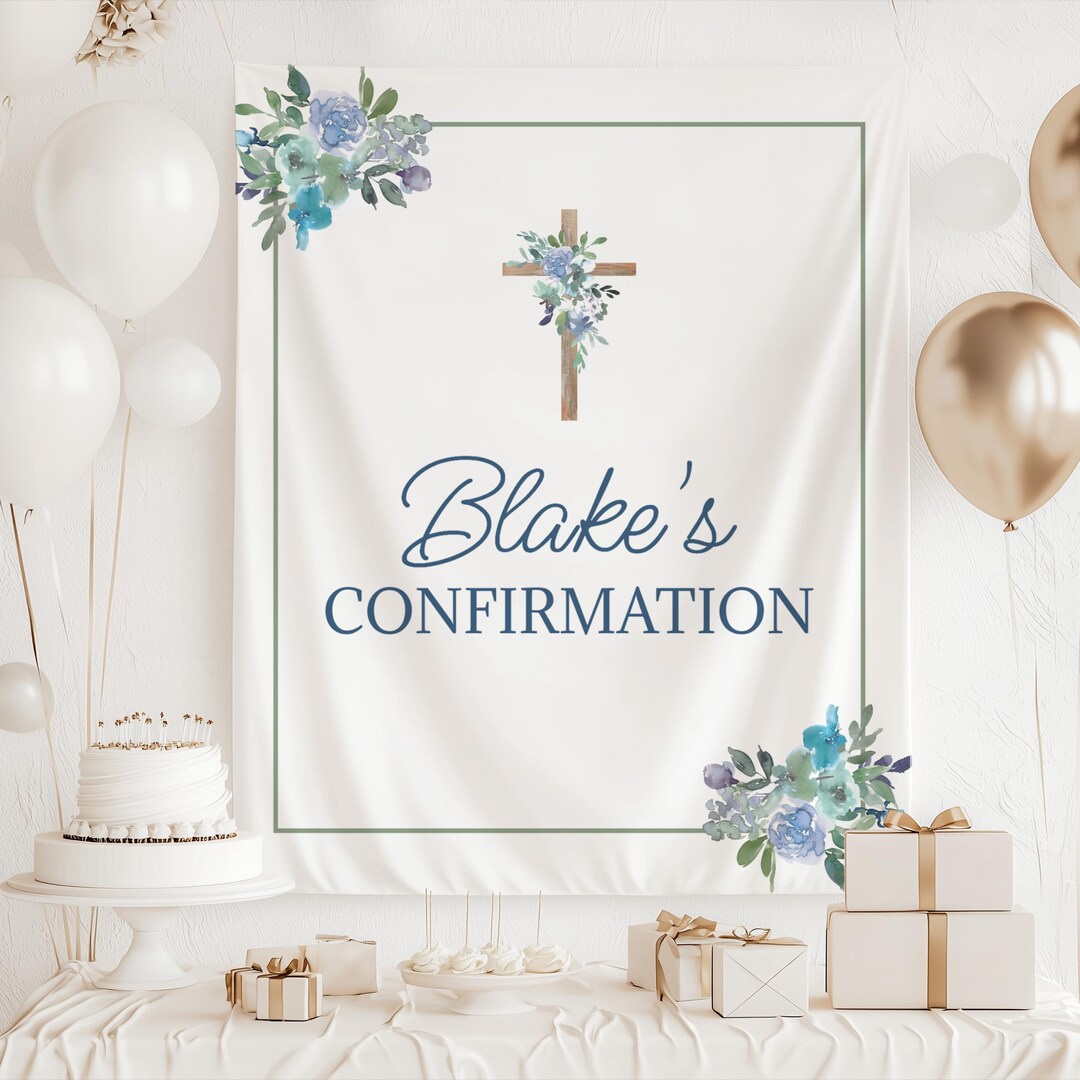 Confirmation Sign, Confirmation Photo Backdrop, Confirmation ...