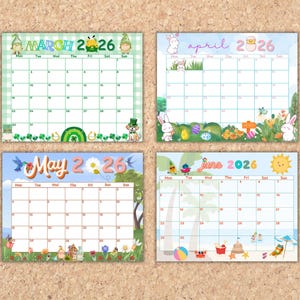 Editable School Year Calendar July 2025-june 2026 | 12 Month Academic ...