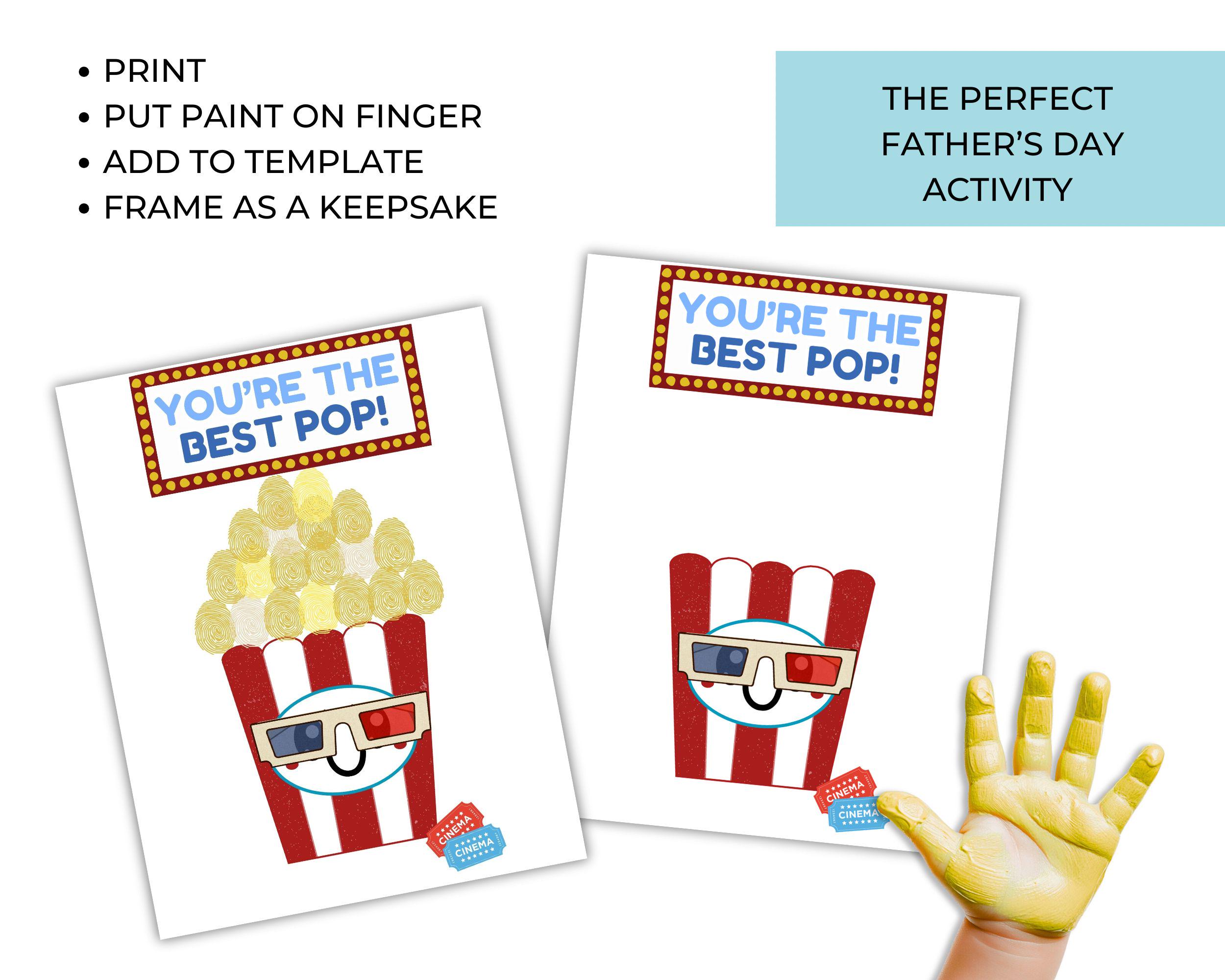 Fathers Day Fingerprint Craft-handmade Fathers Day Fingerprint Craft ...