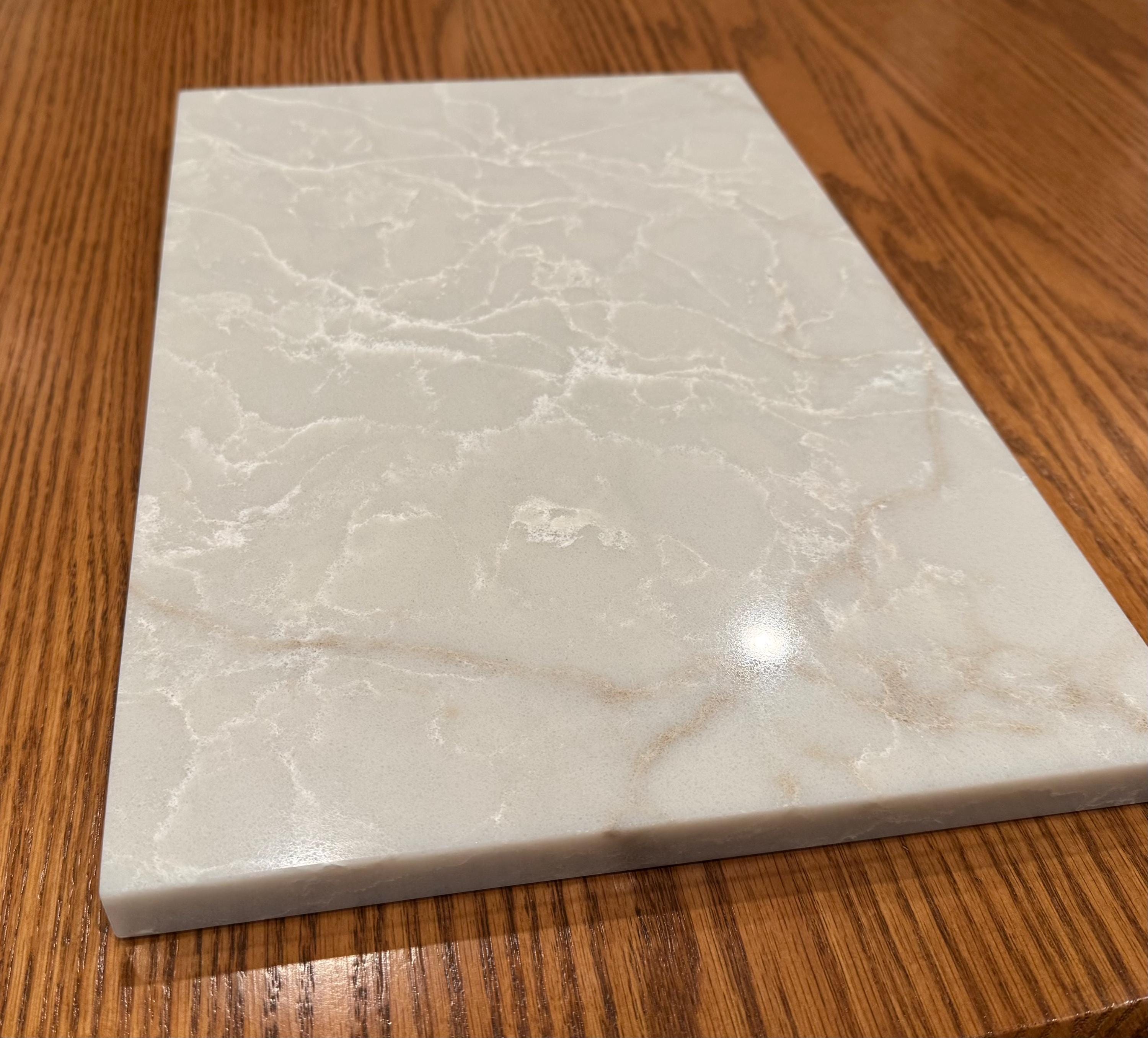 LX Viatera Taj Crema Quartz Cutting Board, Charcuterie Board, Serving ...