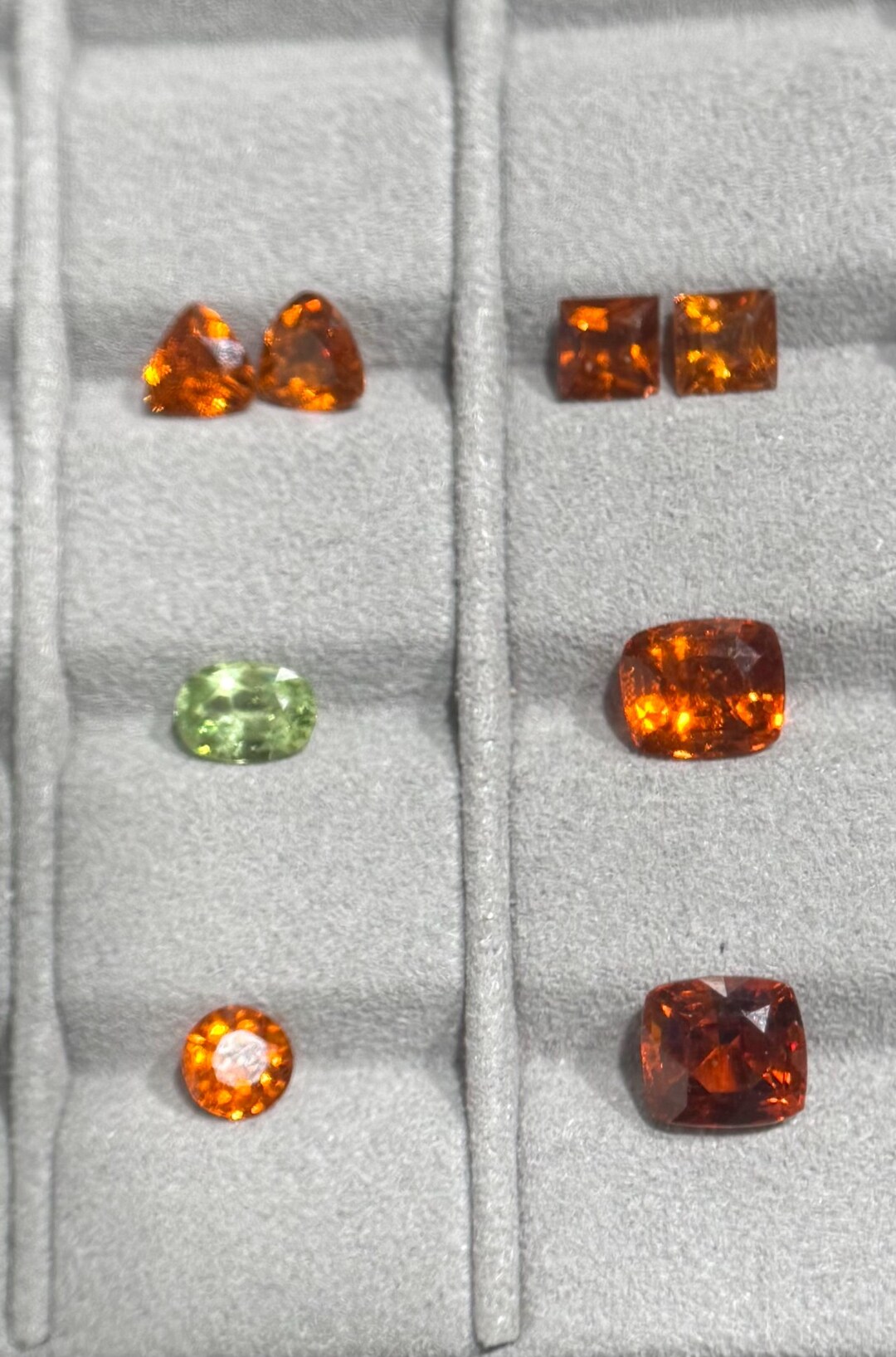 Natural Garnet Parcel, Gem Lots for Jewelry: Tsavorite,hessonites, Eye ...