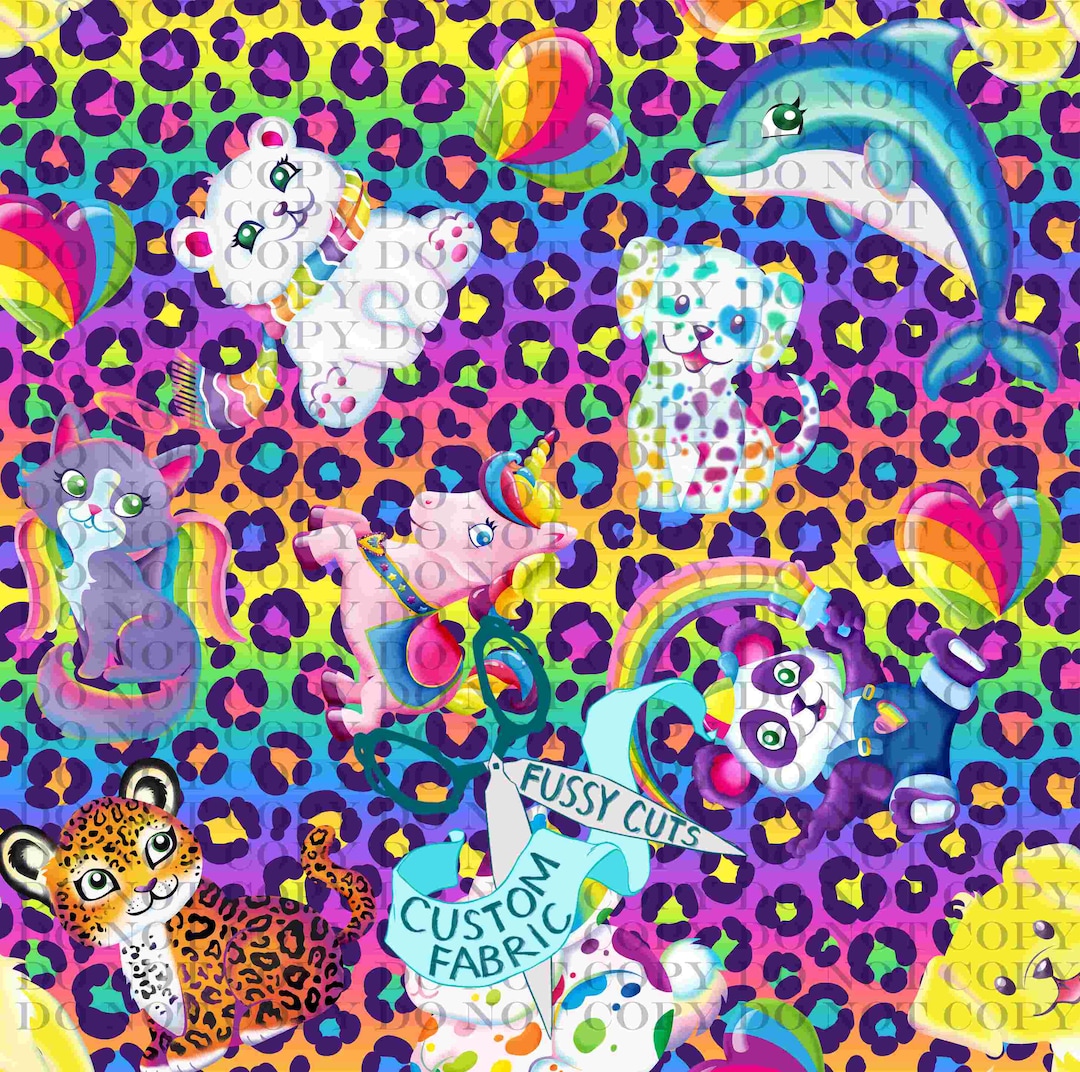 Animal Mix on Cheetah Print - Custom Print Fabric - LF Inspired ...
