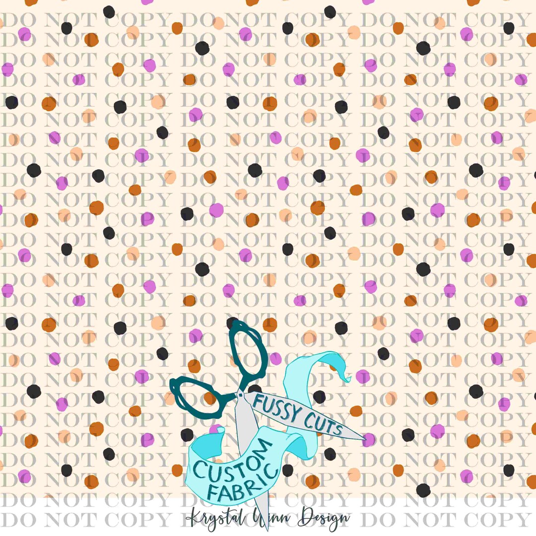 Boojee Dots on Cream - Custom Print Fabric - Boojee Collection - Etsy