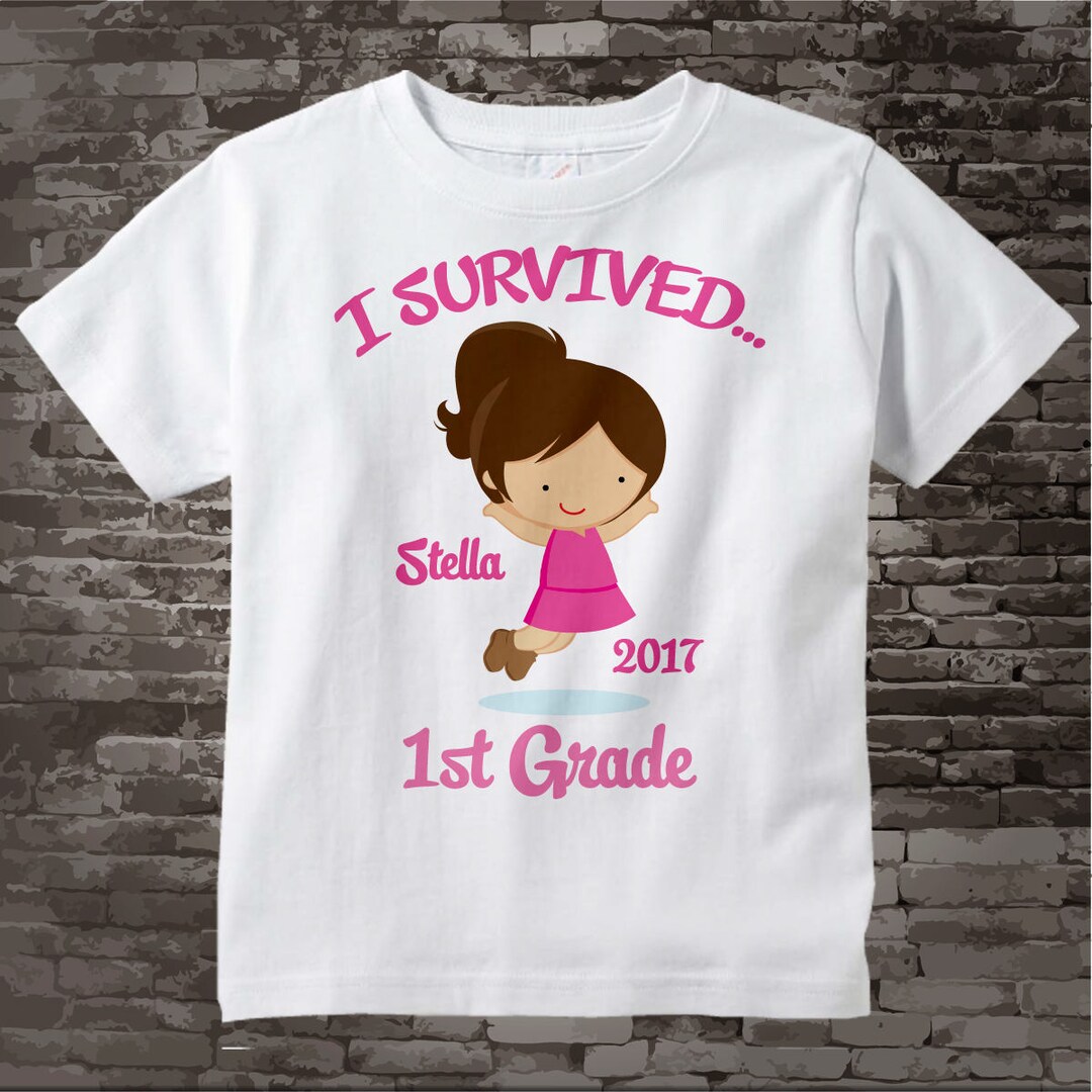 Elementary School Graduation Personalized I Survived 1st - Etsy
