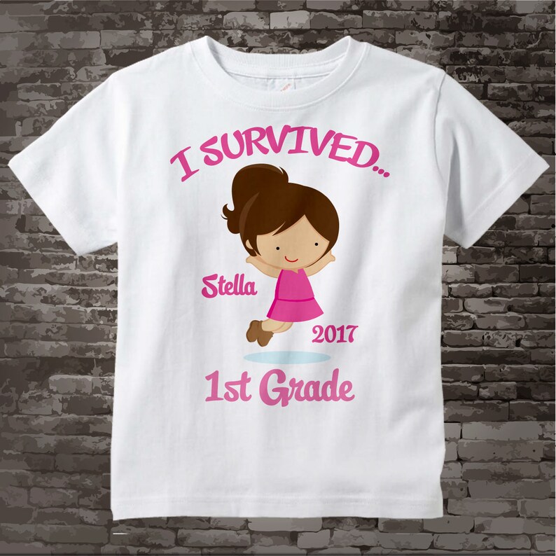 Elementary School Graduation Personalized I Survived 1st - Etsy