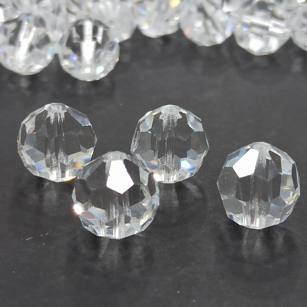 Swarovski Clear Crystal Beads: Large Round Cut, Jewelry Making (12-20mm ...