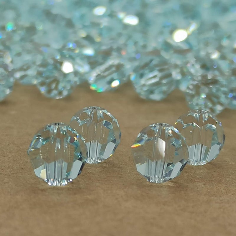 Round Crystal Beads - Etsy UK