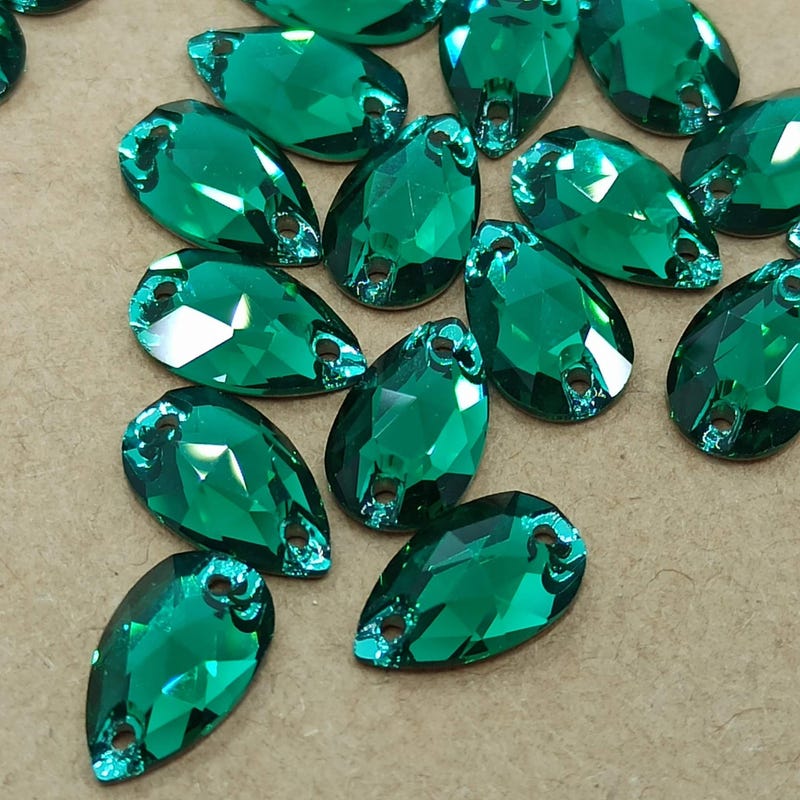 Green Teardrop - Etsy