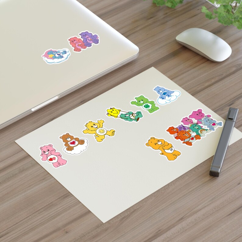 Carebear Original Cartoon Sticker Sheets Fun Sticker Pack for ...