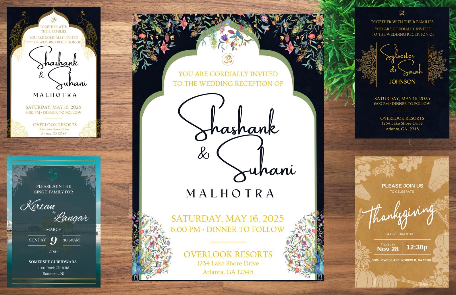 Custom Invitations, Event Stationary; Digital Downloads, Program ...