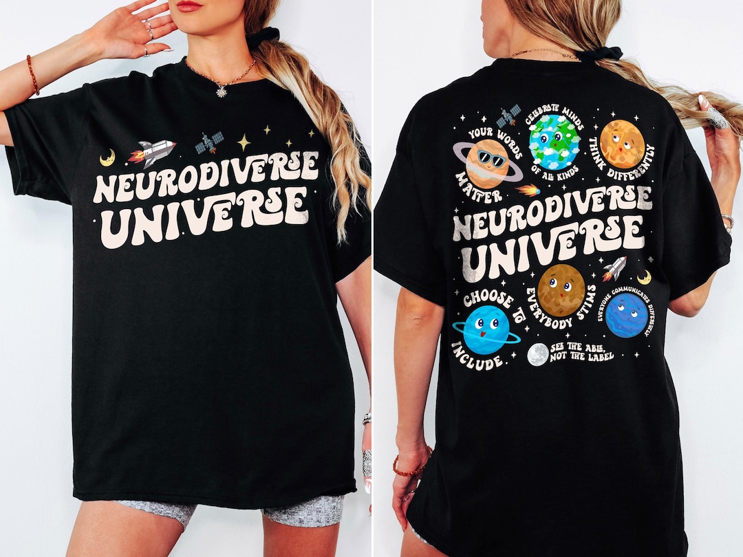 Solar System Autism Awareness Shirt, Neurodiverse Universe Shirt, Sped ...