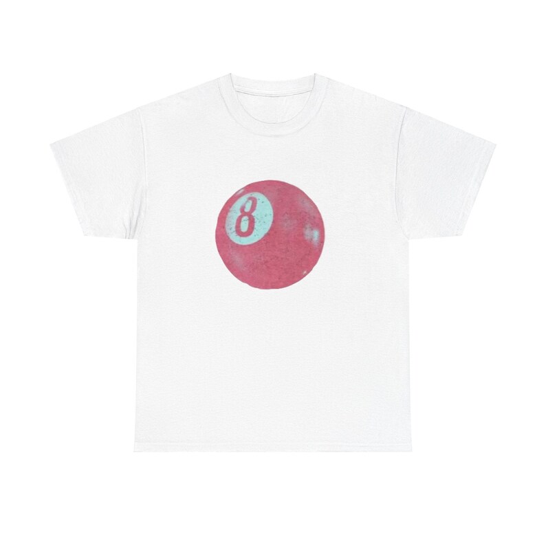 Pink Viral 8 Ball Aesthetic Tshirt, Full Color Unisex T-shirt, Trendy ...