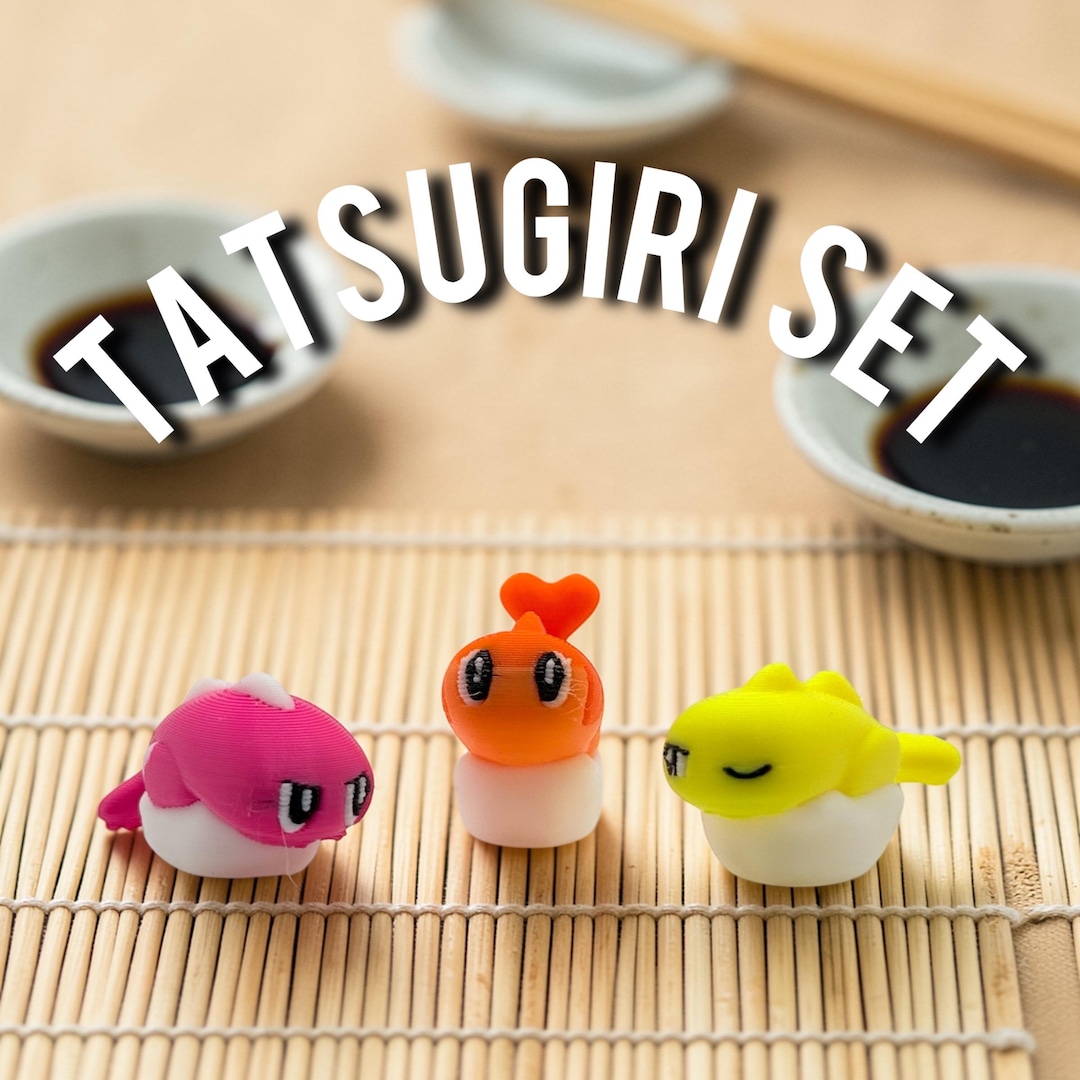 3D Printed Tatsugiri Set (curly, Stretchy, and Droopy Forms) Pokeprint ...