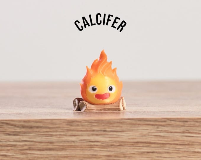 3D Printed Calcifer Ghibliprint Mini Figure Anime Howls Moving Castle ...