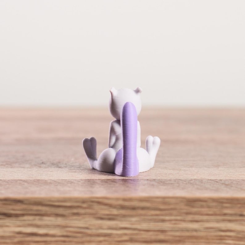 3D Printed Mewtwo Pokeprint Mini Pokemon Anime - Etsy