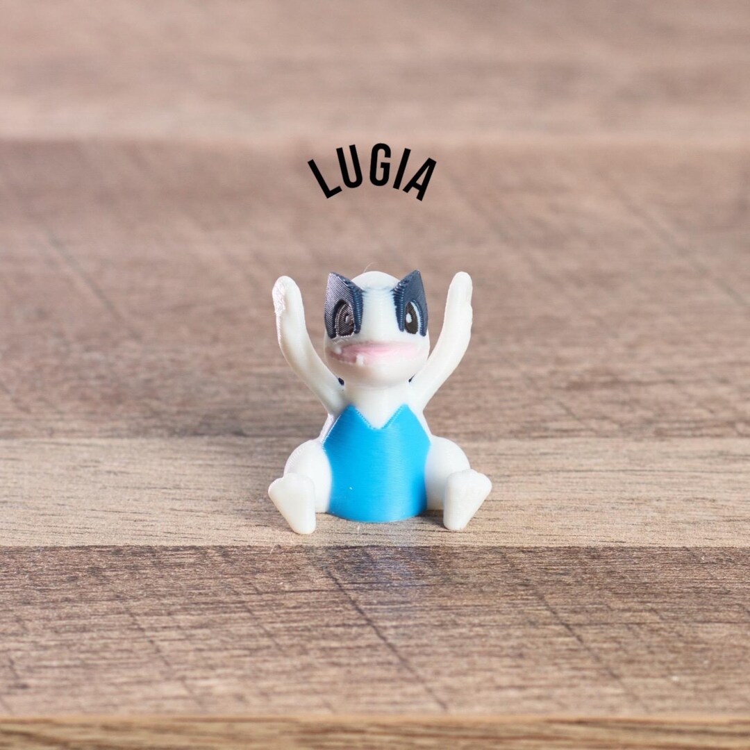 3D Printed Lugia Pokeprint Mini Pokemon Anime - Etsy