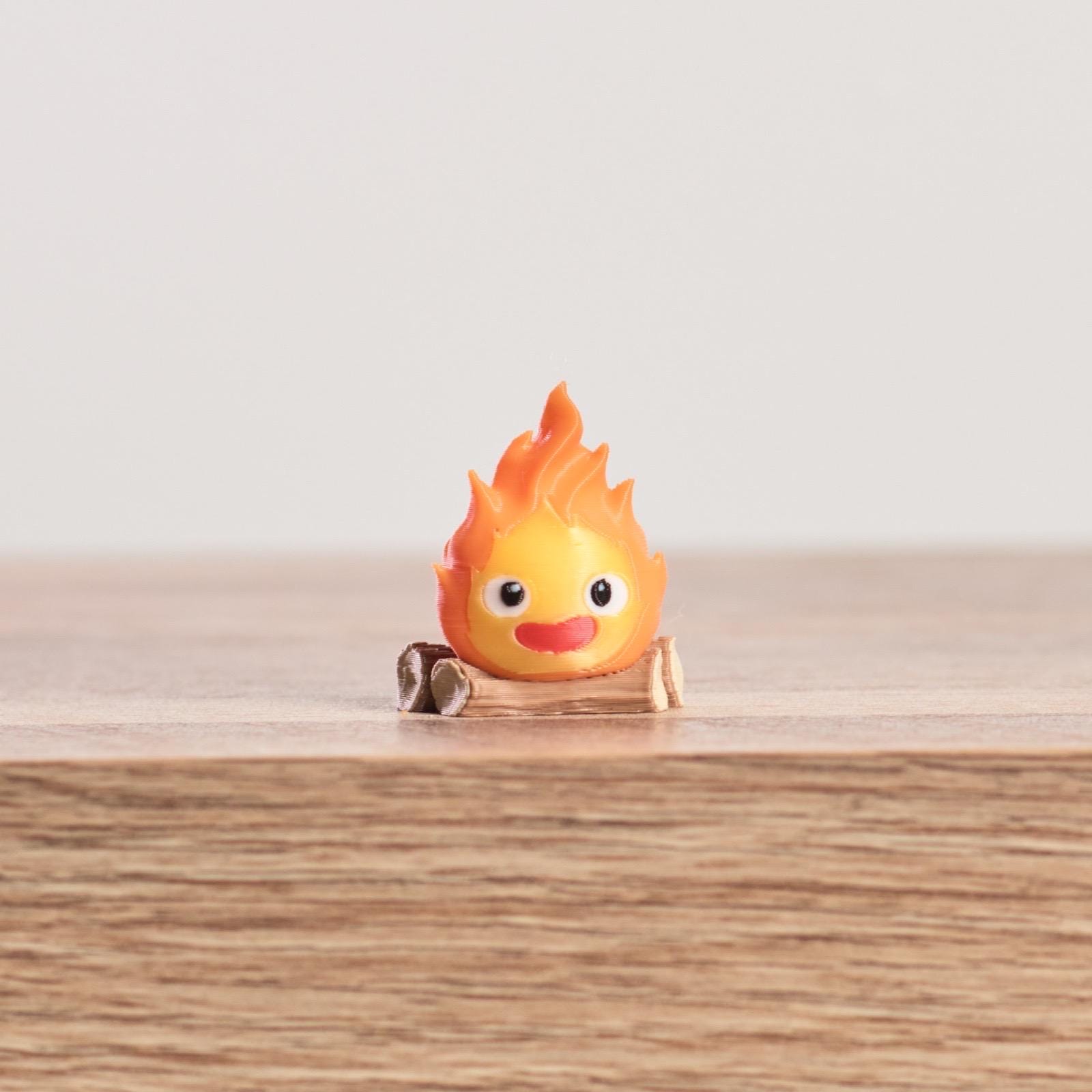 3D Printed Calcifer Ghibliprint Mini Figure Anime Howls Moving Castle ...