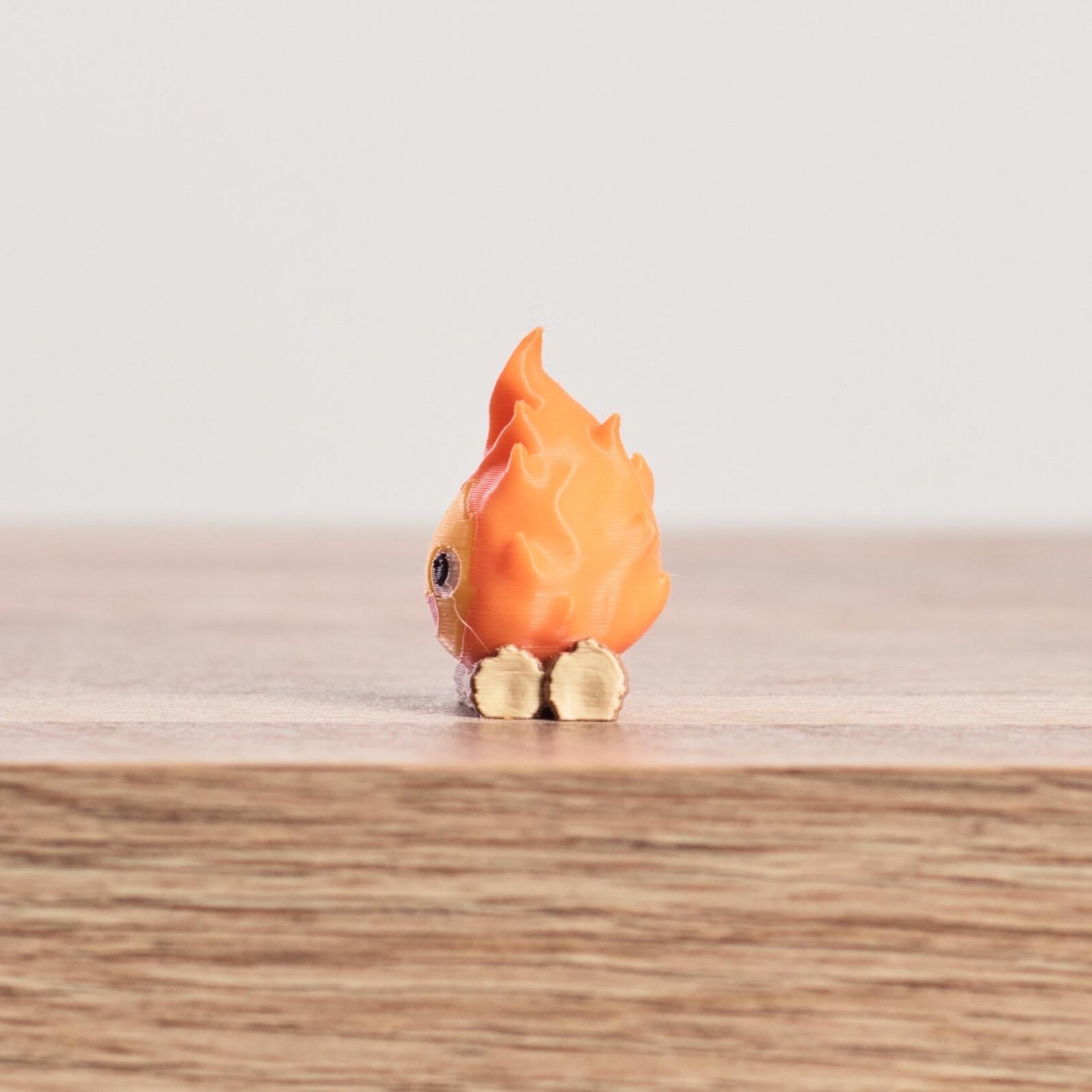 3D Printed Calcifer Ghibliprint Mini Figure Anime Howls Moving Castle ...