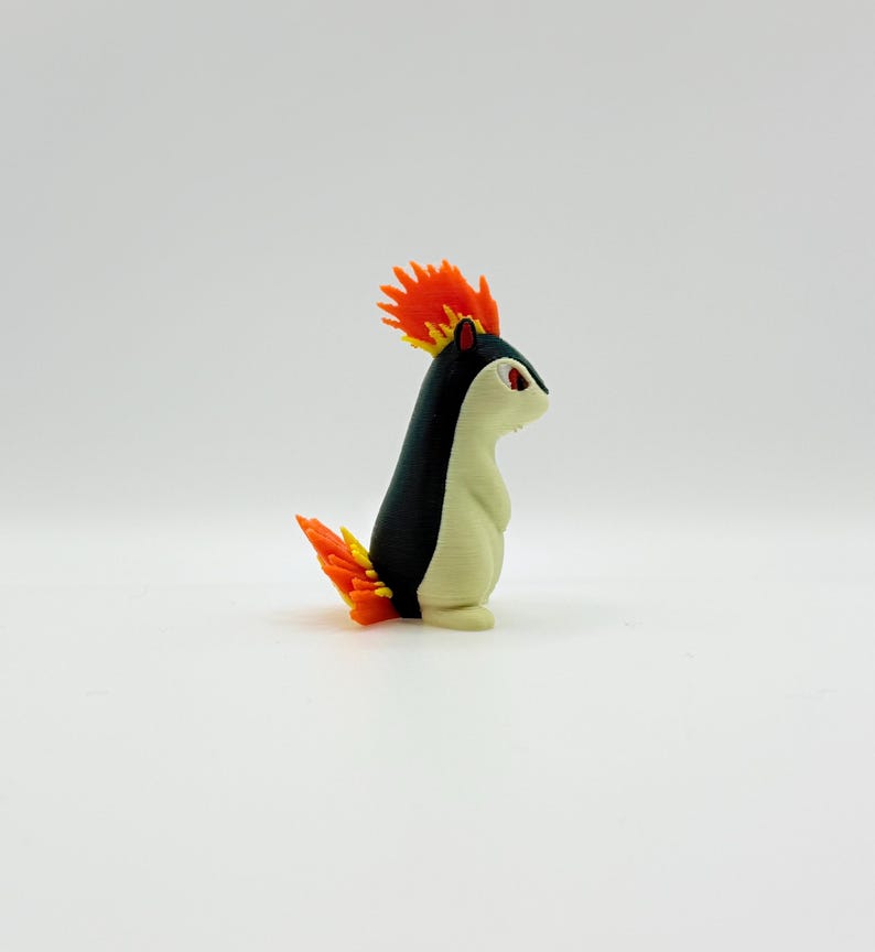 3D Printed Quilava Pokeprint Mini Pokemon Anime - Etsy