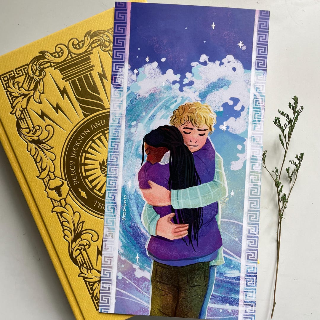 Percabeth Hugging Print - Etsy