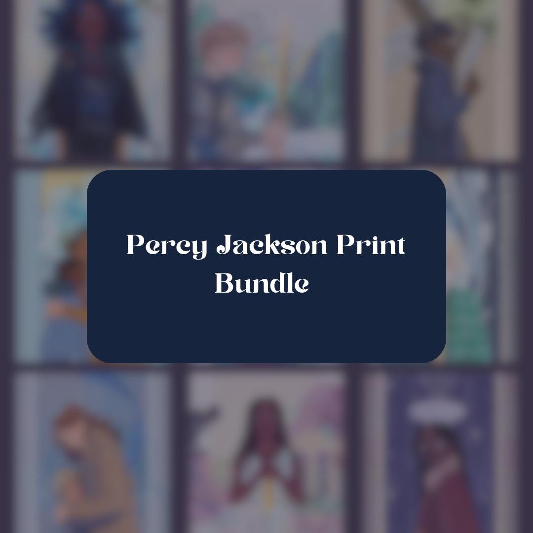 Percy Jackson Print Bundle - Etsy