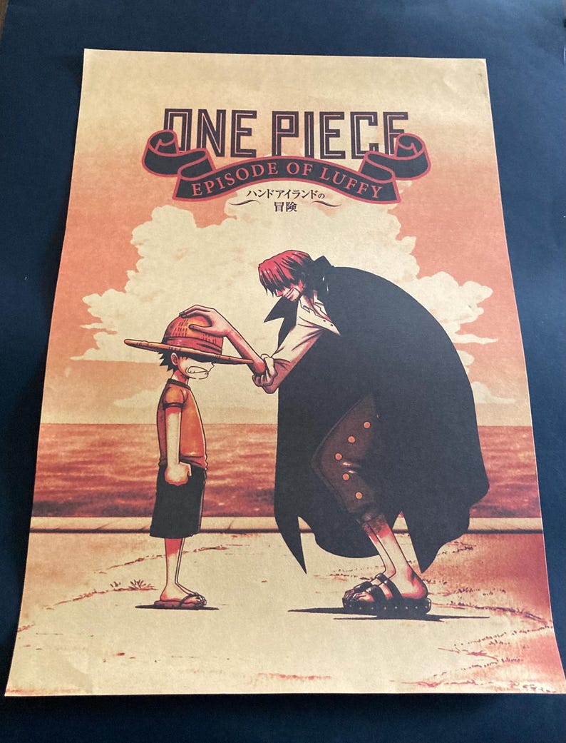 One Piece Poster Episode of Luffy - Etsy