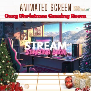 Christmas Theme Game Room | Twitch Animated Stream Screen | Starting ...