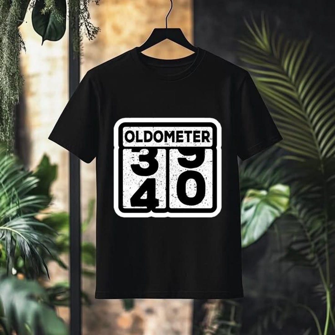Oldometer 40 Shirt, 40 Years Old Birthday Tee, Est 1985 Birthday Tee ...