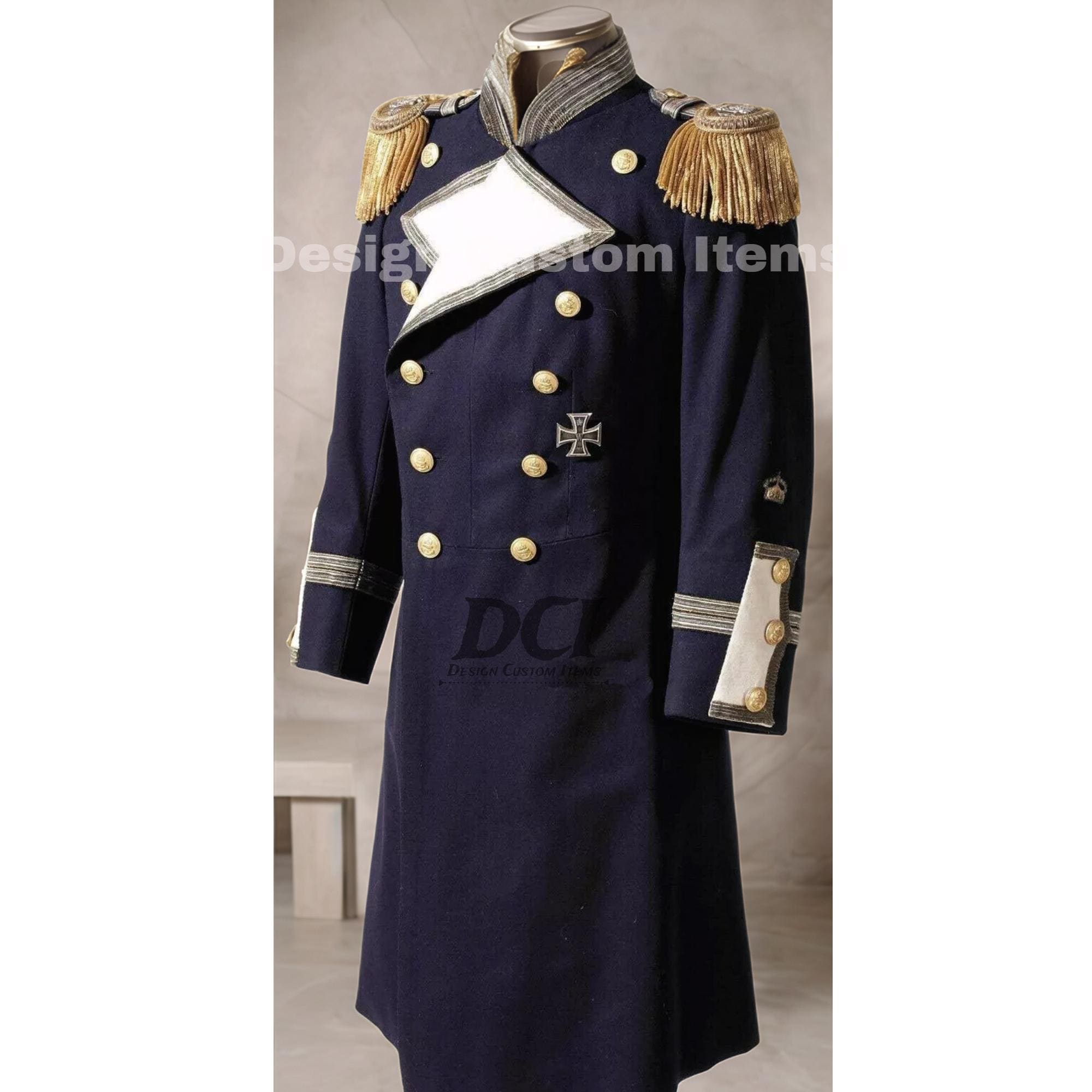 British Royal Navy Vice Admiral Military Jacket | Handmade Jackets ...