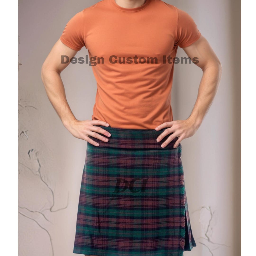 New Handmade Brown Watch Tartan Kilt | Tartan Kilt | Kilts | Kilts for Men's | Scottish Kilts - Etsy