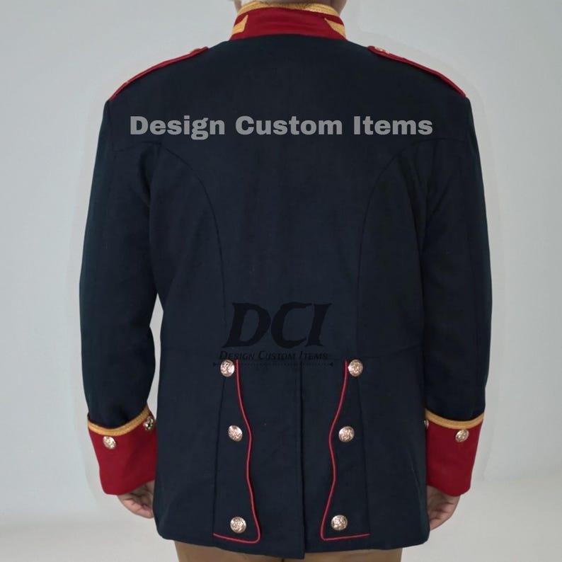 New Black German WW1 Imperial Jager Tunic | Army Coat | Men's Jackets ...