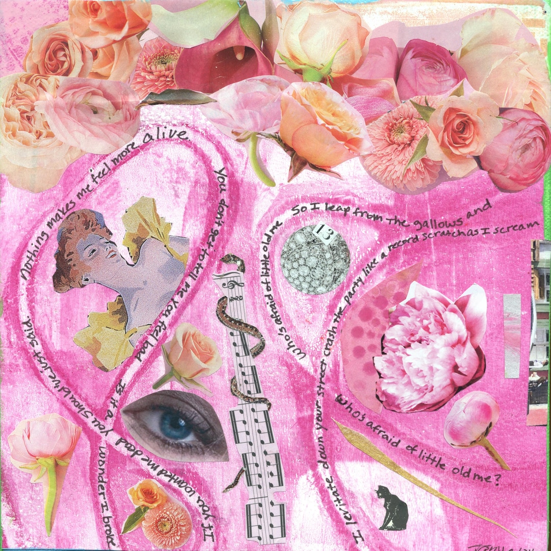 Taylor Swifts whos Afraid of Little Old Me Collage Swifty Inspired ...