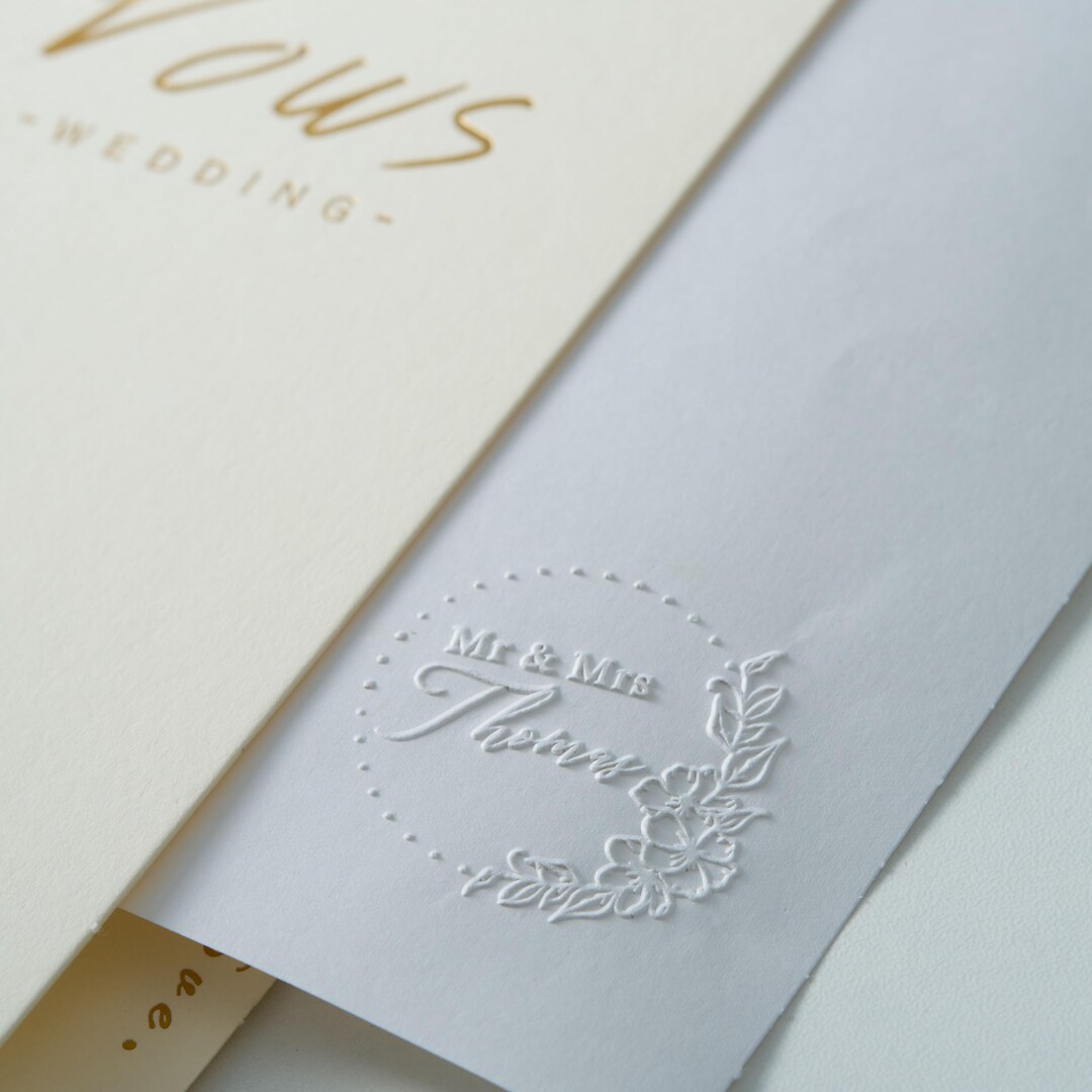Wedding Envelope Embosser | Custom Last Name Embosser | Personalized ...