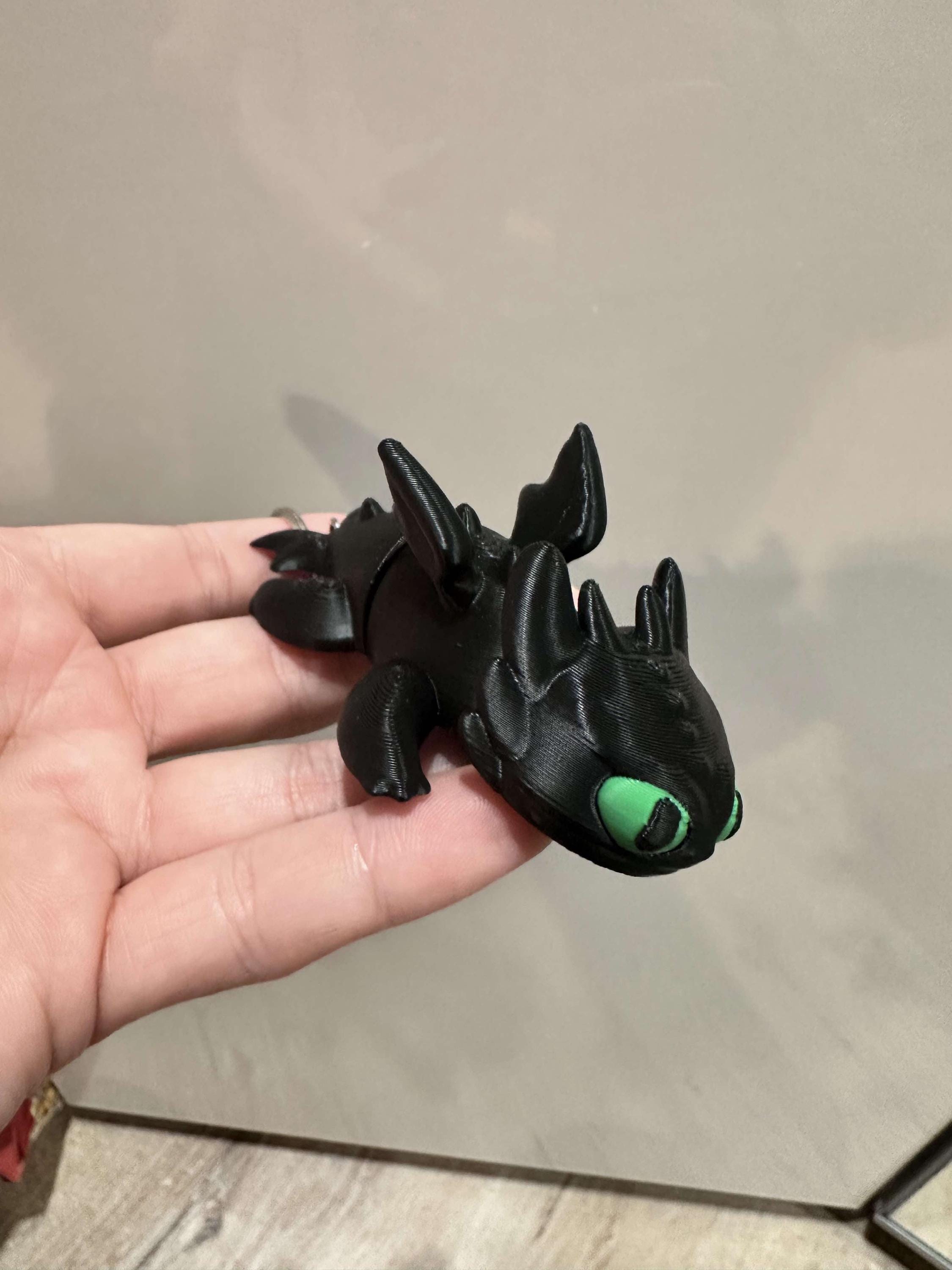 Flexi Toothless / Light Fury Keychain - Etsy