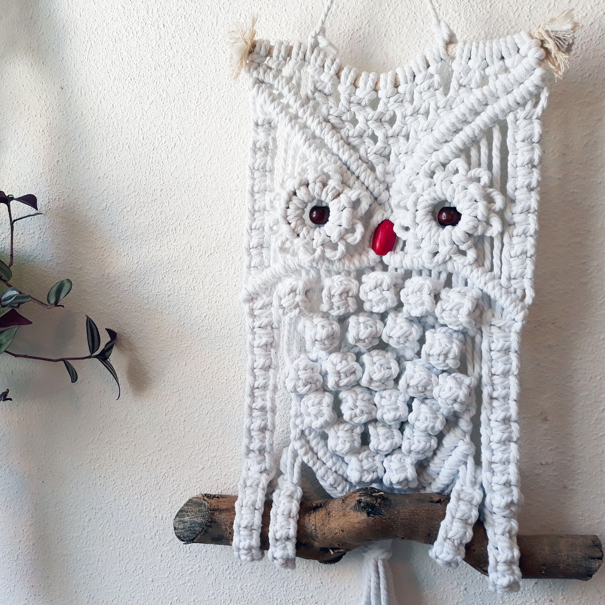 Macrame Owl Tutorial Instant Download PDF Owl Lover, Digital Pattern ...