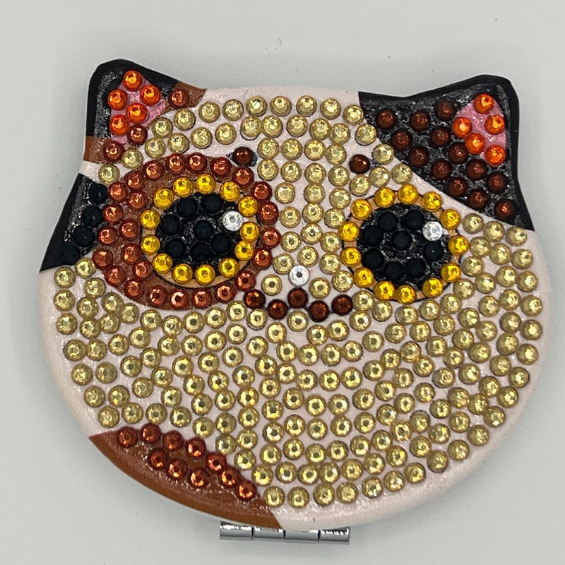 Cat Compact Mirror - Etsy