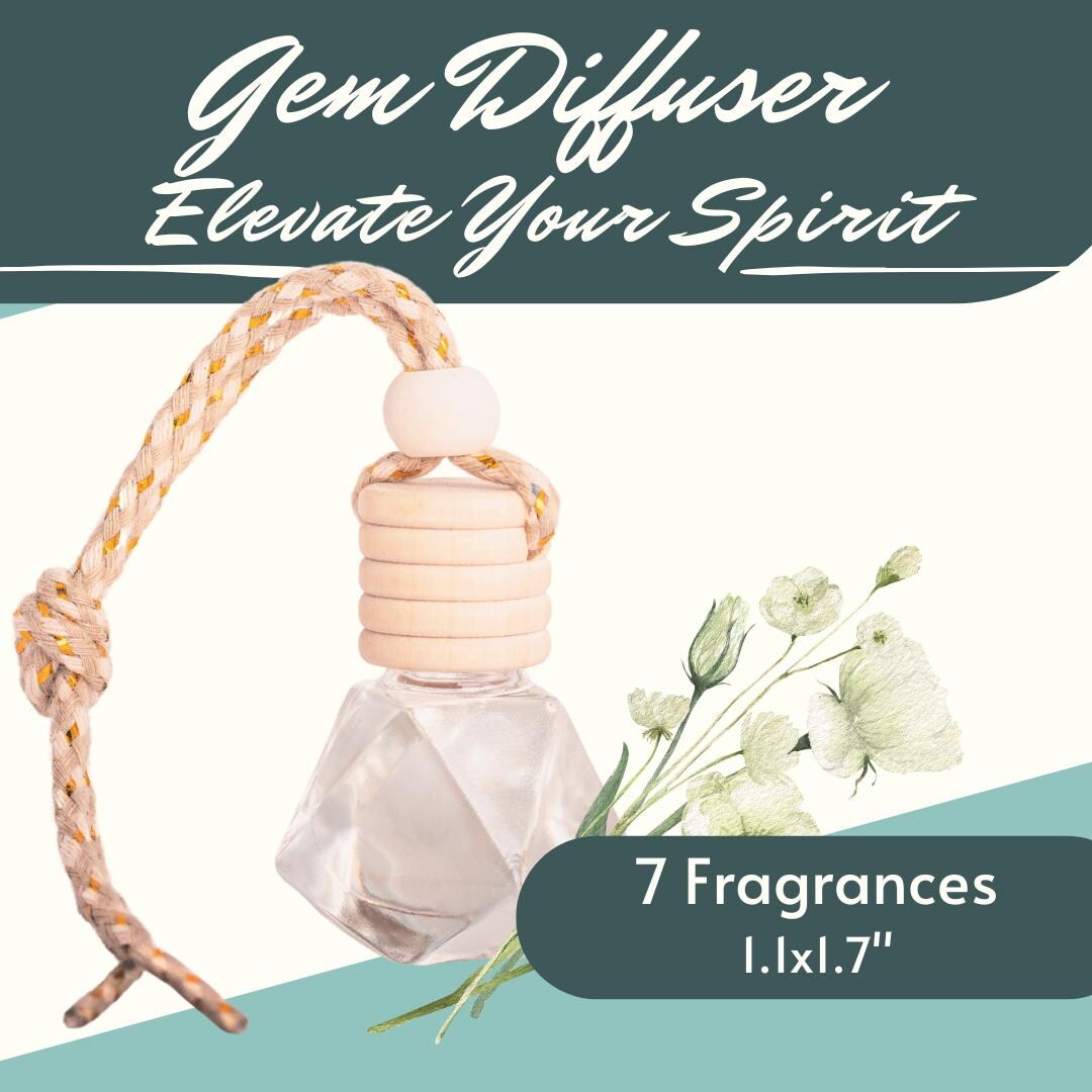 Car Diffuser Gem Bottle Car Freshener Mood Diffuser to Elevate Your ...