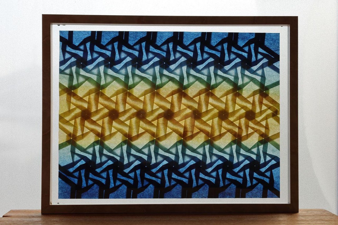 Origami Tessellations With Dyed Japanese Paper 03 - Etsy