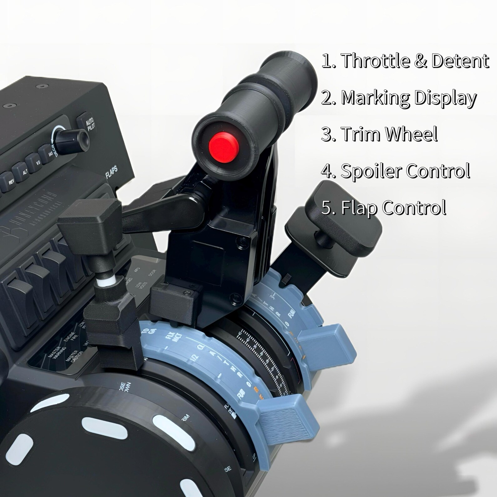 A320 Throttle Quadrant Detent Set for Honeycomb Bravo Flight Simulator ...