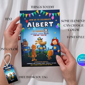 Dogman Movie Birthday Party Invitation Dog Man Party Invitation ...