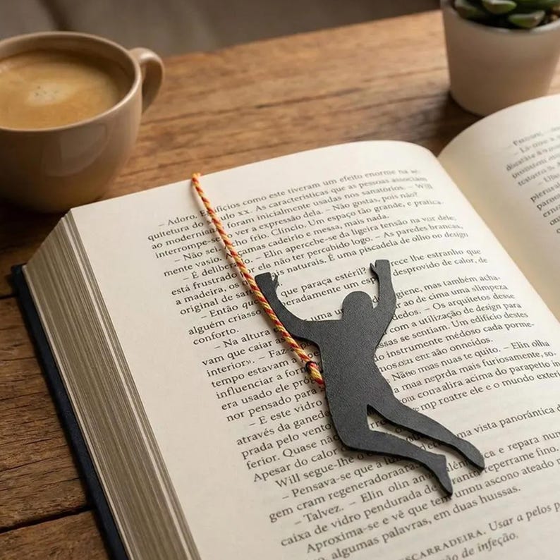 Bookmark for Climbers & Bouldering – Rock Climbing Gift, Book Lovers ...