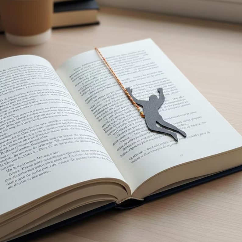 Bookmark for Climbers & Bouldering – Rock Climbing Gift, Book Lovers ...