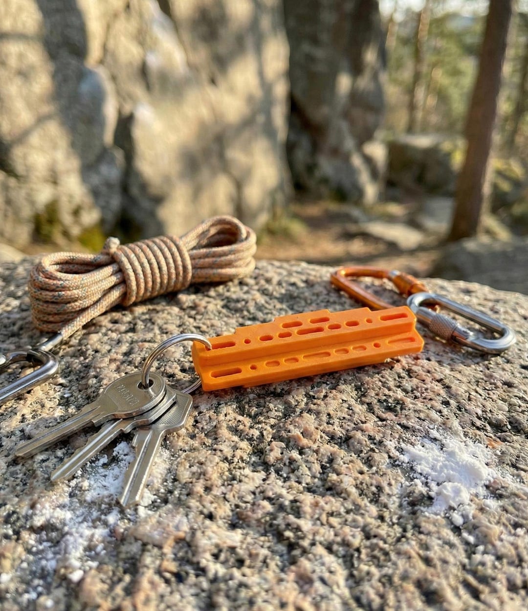 Mini Hangboard Keychain For Climbers And Bouldering Athletes Etsy