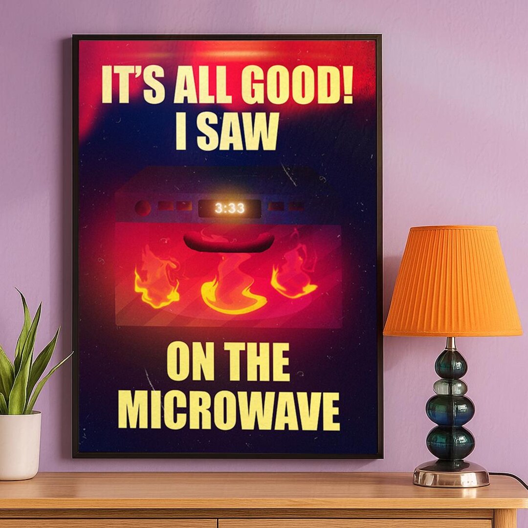 It’s All Good Poster – Funny Angel Number Wall Art, 333 Meme Digital ...